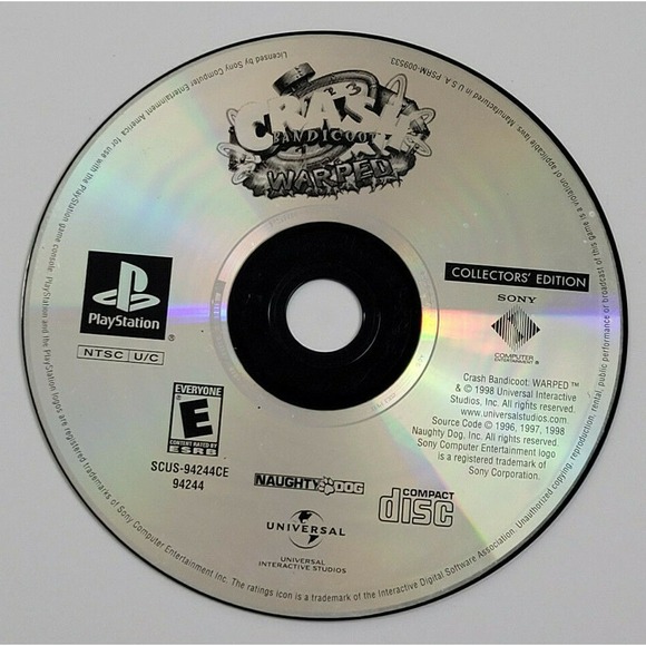 Video Games & Consoles | Crash Bandicoot Warped Sony Playstation 1 Game ...